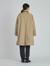 ウールリバーシブルステンカラーコート/TBCA-013